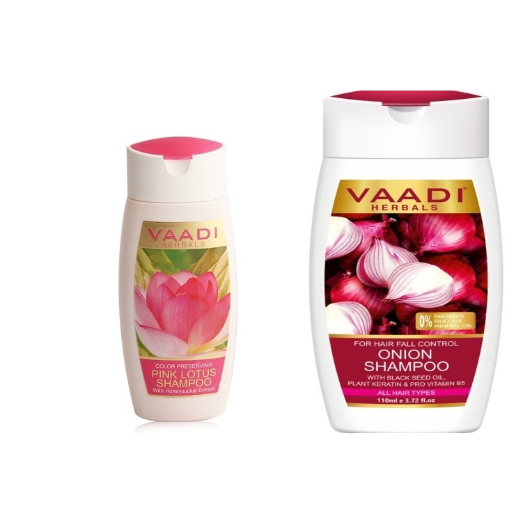 VAADI HERBALS BRAND SHAMPOO 350ML FOR HAIR FALL AND COLOR PRESERVING ...