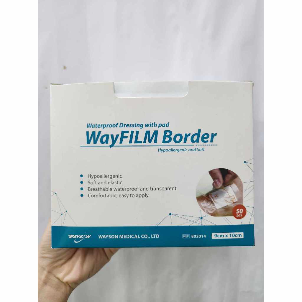 (50PCS/BOX) Waycare Wound Dressing Waterproof & Transparent With ...