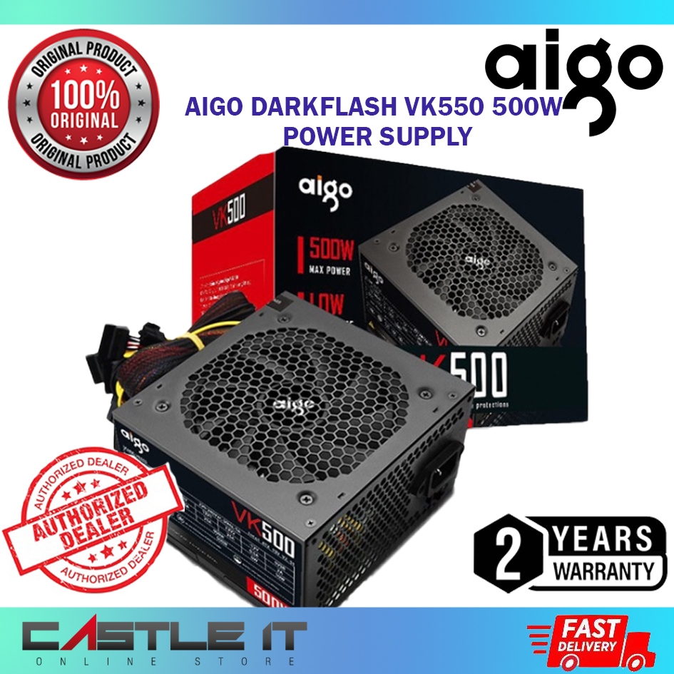 Aigo DarkFlash VK550 550W Power Supply 2 Years Warranty | Shopee Malaysia