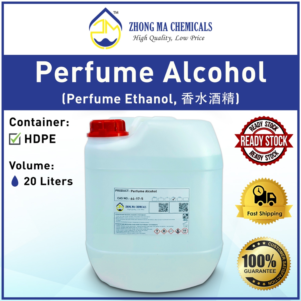 Perfumers Alcohol (Perfume Grade Natural Ethanol, Cosmetic Grade Ethyl ...