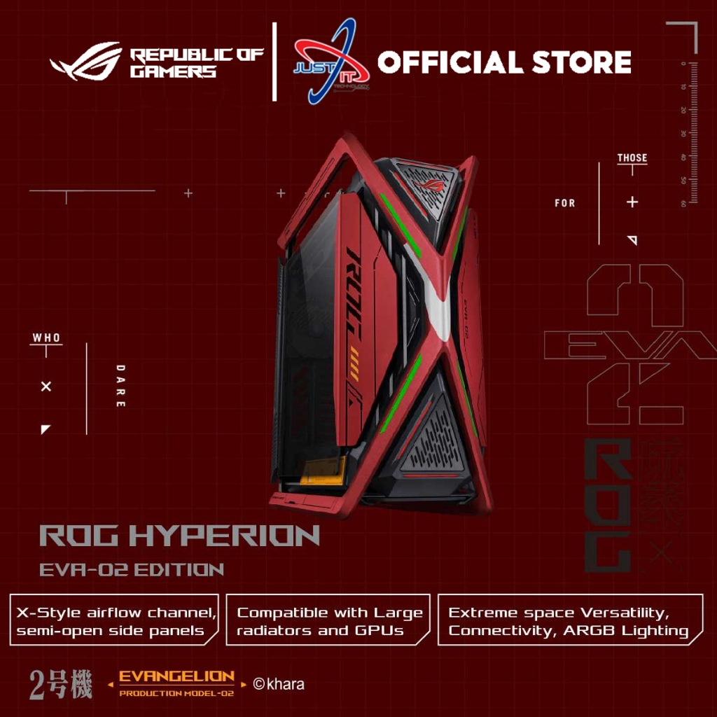 ASUS Rog Hyperion EVA-02 Edition E-ATX PC Case GR701 | Shopee Malaysia