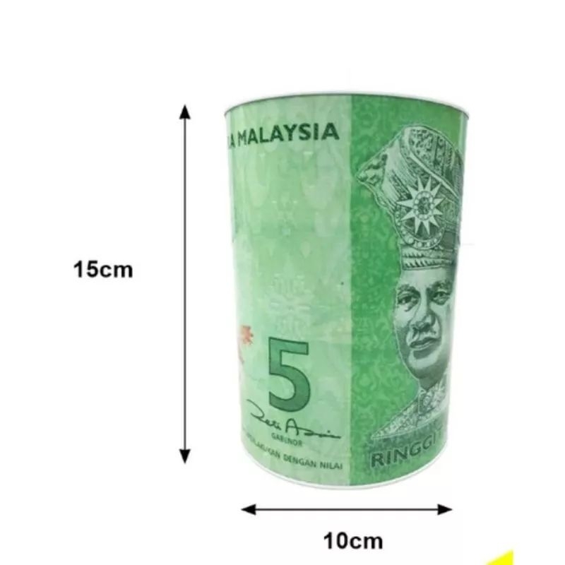 Tabung Duit Syiling/tabung Duit Kertas/tabung Duit Coin Bank | Shopee ...