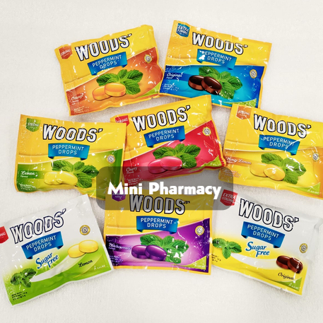 Woods Lozenges 15g ( honey lemon / lemon / orange /sugar free lemon ...