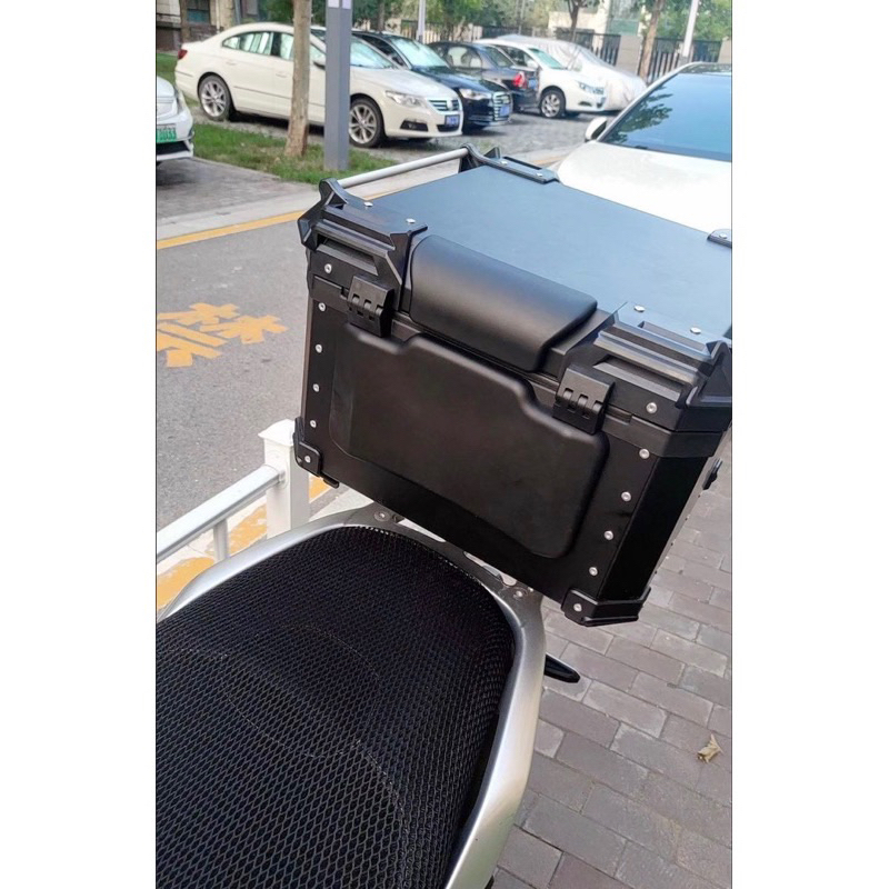 Motorcycle Top Box Backrest Pad Heavy Duty Cushion for 35L 45L 55L 65L ...
