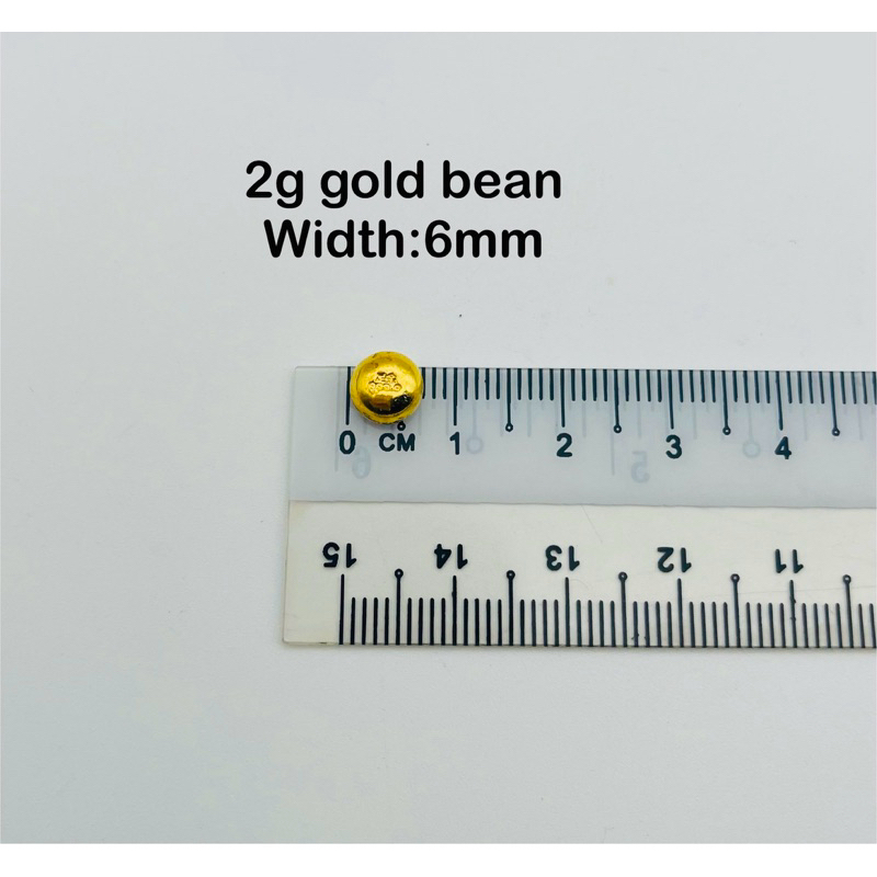 Youloong pure gold 999.9GOLD mini beans/stars/ 足金999.9金小金豆/小星星 | Shopee ...