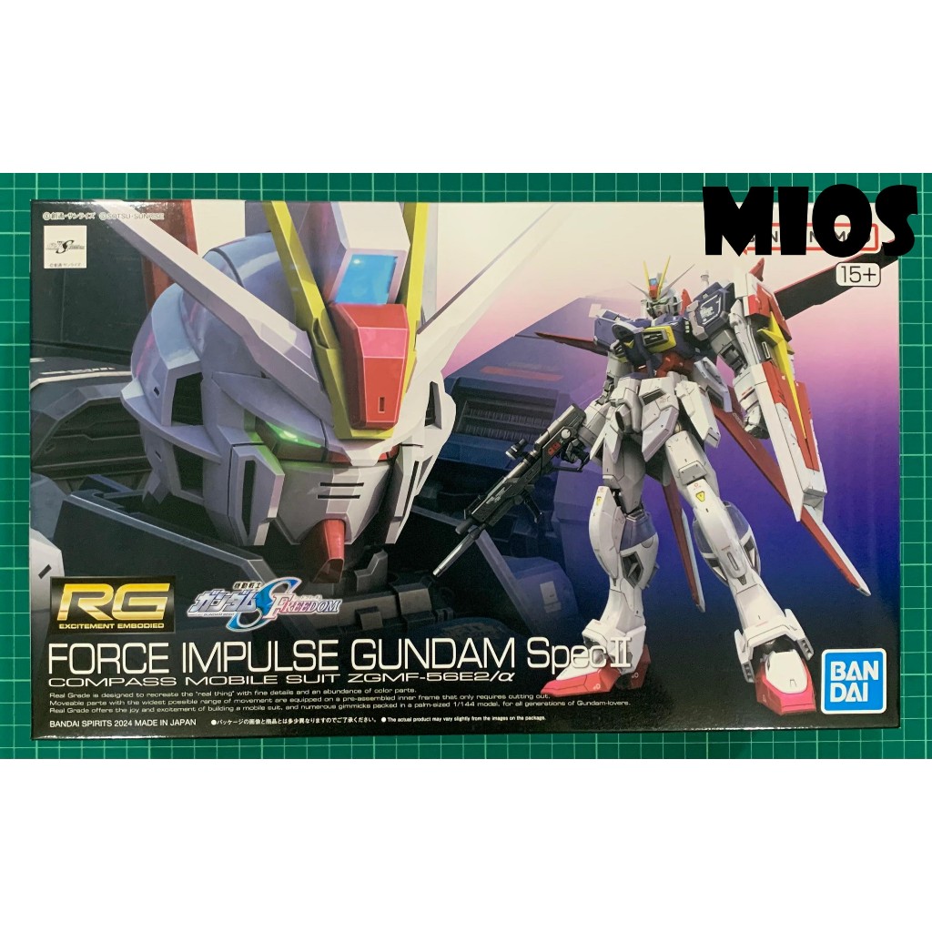 (READY STOCK) RG FORCE IMPULSE GUNDAM SPEC II COMPASS MOBILE SUIT ZGMF ...