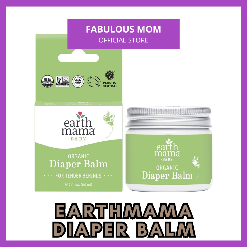 [EARTHMAMA] Original Baby Organic Diaper Nappy Balm For Sensitive Skin ...