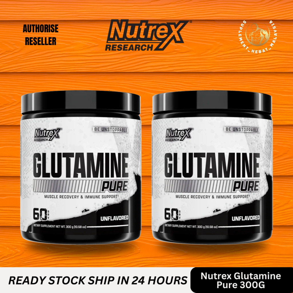 Nutrex, Glutamine Pure, Muscle Building Recovery 300G | Shopee Malaysia