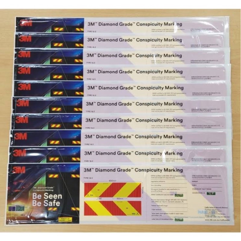 REFLECTIVE STICKER ORIGINAL WITH SIRIM (3M DIAMOND GRADE ) | Shopee ...