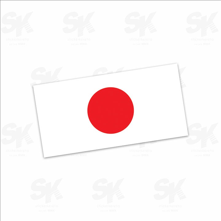 Sticker Bendera Japan | Nippon Flag Sticker | Shopee Malaysia