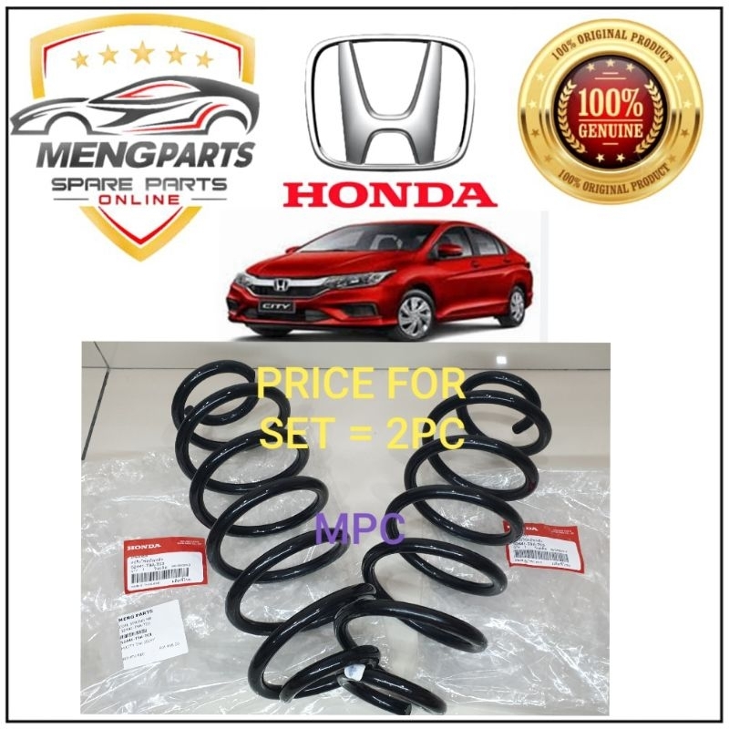 ORIGINAL HONDA CITY GM6 T9A ,JAZZ GK T5A FRONT & REAR COIL SPRING ...