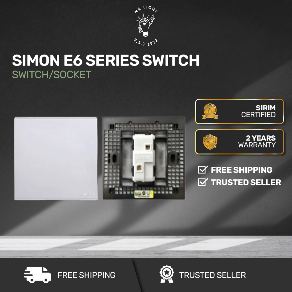 [Sirim] Simon E6 Series Switch / Switches & Socket Outlet (WHITE ...