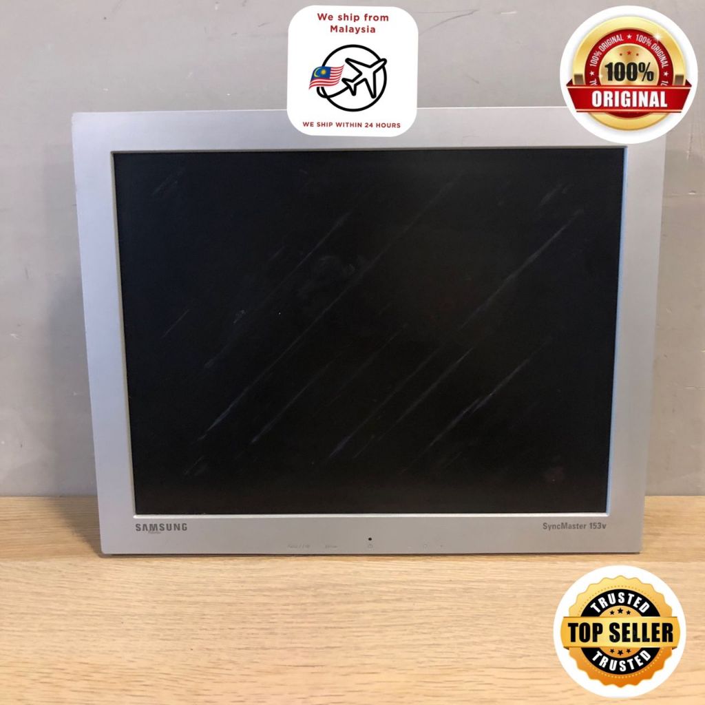 SAMSUNG 153V C MONITOR 15" FOR DISPLAY OR PART UNIT 100% ORIGINAL USE ...