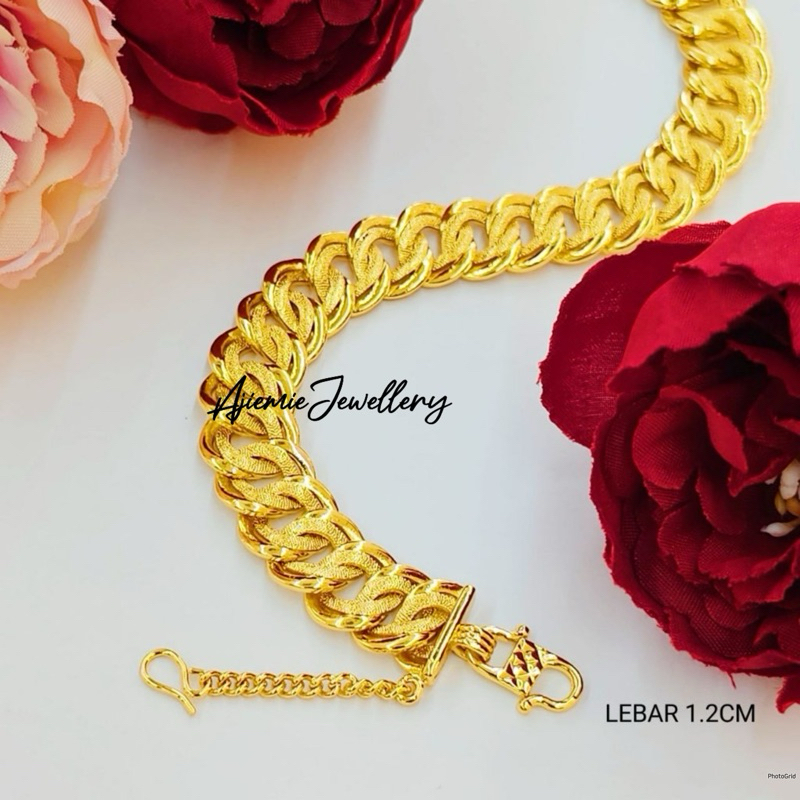 🔥COP916🔥GELANG TANGAN COCO KING 1.2cm SUASA | Shopee Malaysia