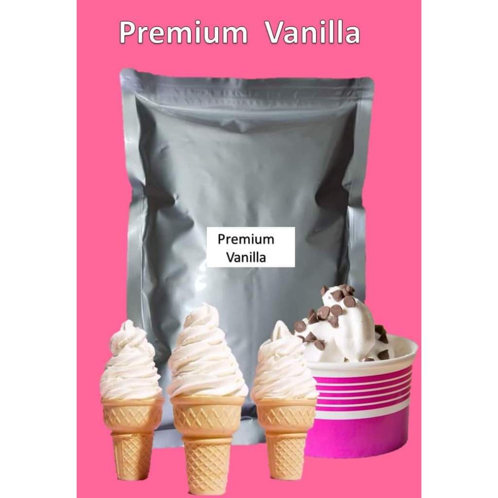 [Ready stock] Premium Vanilla soft serve ice cream powder 1KG pack ...