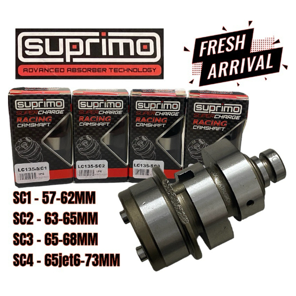 Suprimo SUPER RACING Camshaft SC1 SC2 SC3 SC4 LC135 Y15ZR FZ150 LC 135 ...