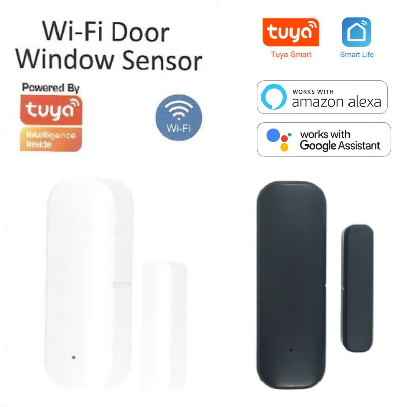 Tuya Smartlife Wi-Fi Door Window Sensor Works with Google Assistant Amazon Alexa WiFi Door Open ...