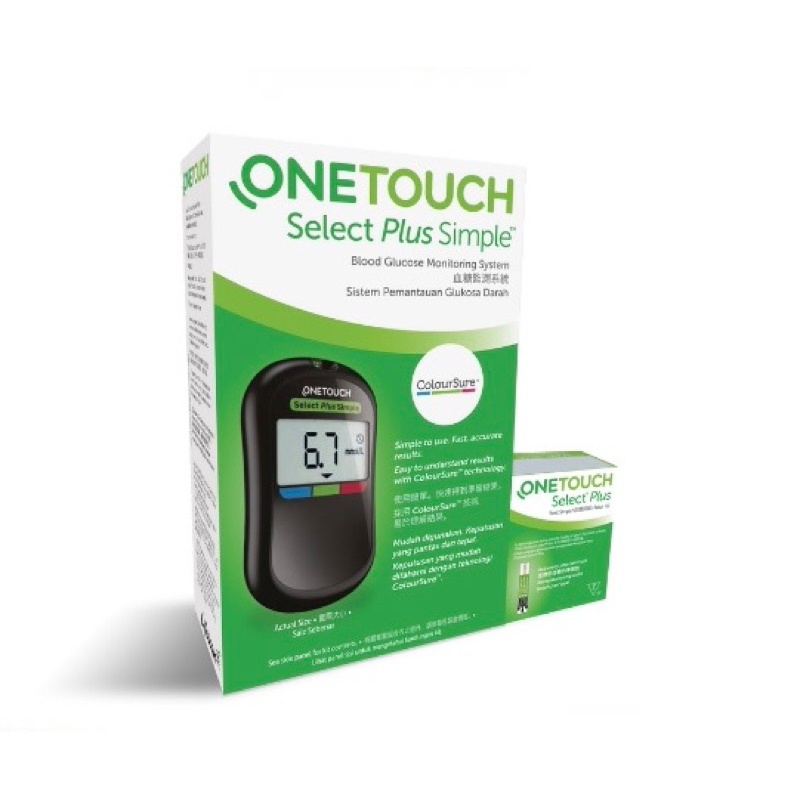 Onetouch One Touch Select Plus Simple Meter + Select Plus Strip (25's ...
