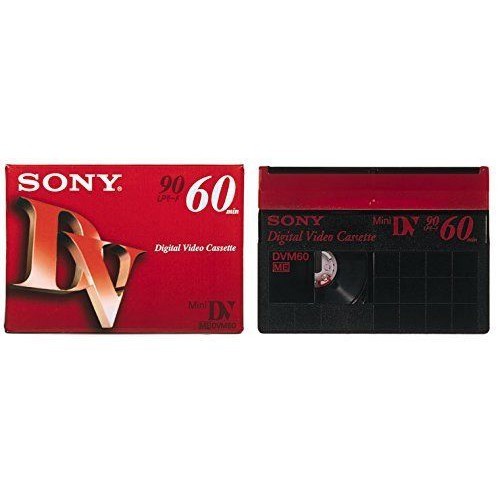 Sony Mini DV Cassette DVM60 for Handycam/Camcorder/VideoCam/MovieCamera ...