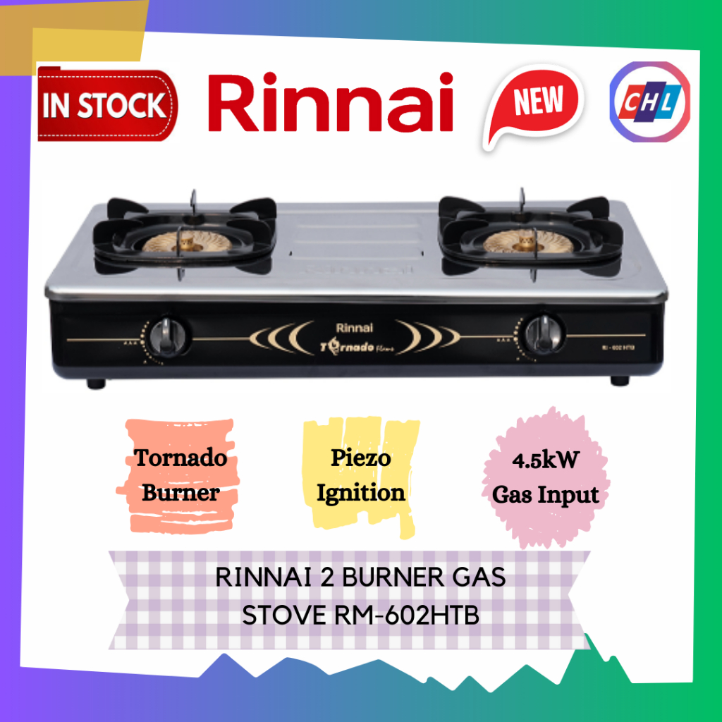 RINNAI 2 BURNER GAS COOKER RM-602HTB STAINLESS STEEL - RINNAI MALAYSIA ... RINNAI 2 BURNER GAS COOKER RM-602HTB STAINLESS STEEL - RINNAI MALAYSIA ...