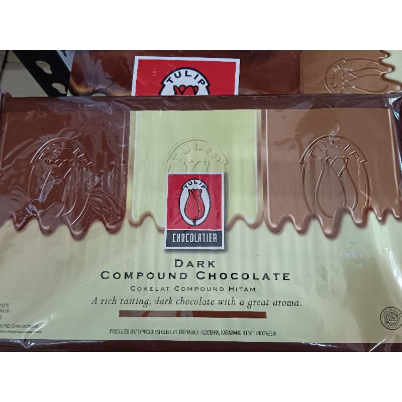 Tulip Dark Compoun Chocolate 1kg | Shopee Malaysia