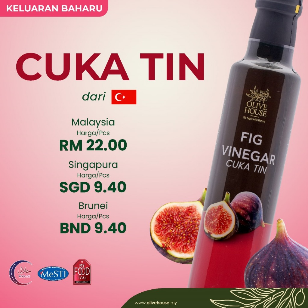 🔥Hot Sale🔥 Cuka Teen Olive House - Fig Vinegar Sari Cuka Buah Tin ...