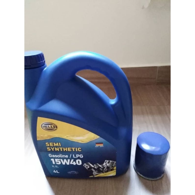 15w40 Hella Semi Synthetic Engine Oil | Shopee Malaysia