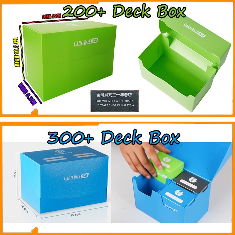 全哥卡店 200+ 300+ HENWEI Deck Box BIG 4 ROOM Card Box Storage Box Pokemon ...