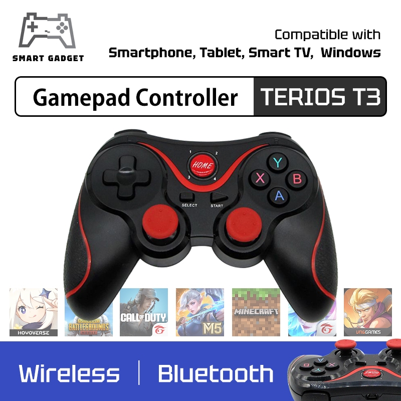 Terios T3 Wireless Bluetooth Gamepad Game Controller for iOS Android ...