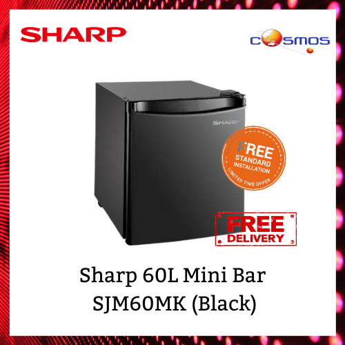 Sharp_ 60L Mini Bar SJM60MK (Black) | Shopee Malaysia