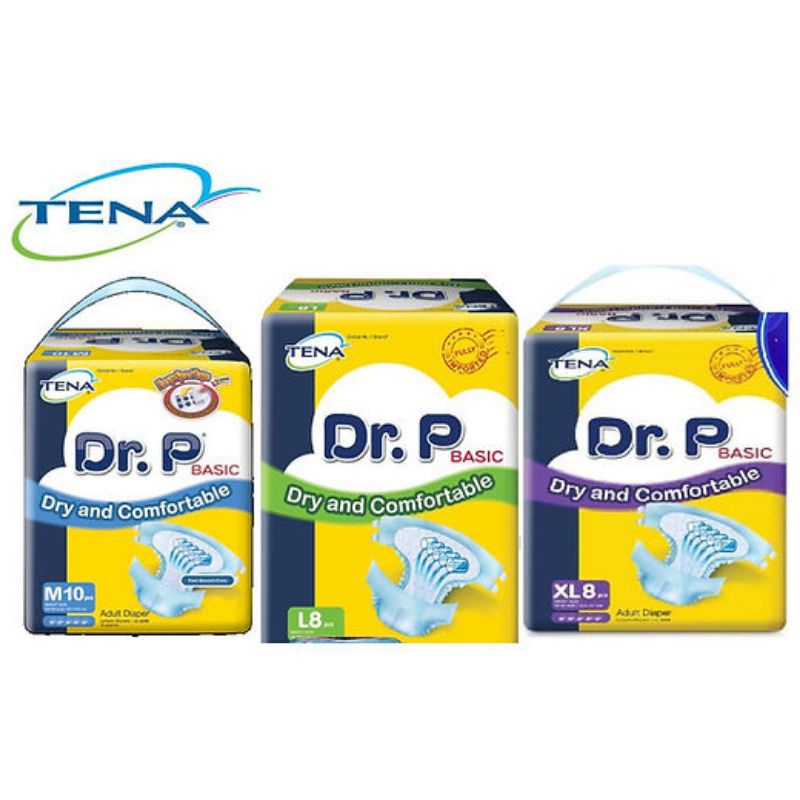Dr P BASIC ADULT DIAPER DRY AND COMFORTABLE (SIZE M/L/XL) | Shopee Malaysia
