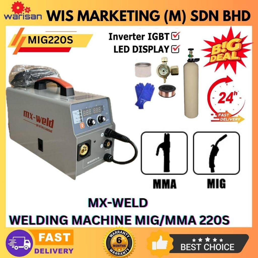 MX WELD Welding Machine MIG 220S MESIN KIMPALAN 5kg MIG | Shopee Malaysia