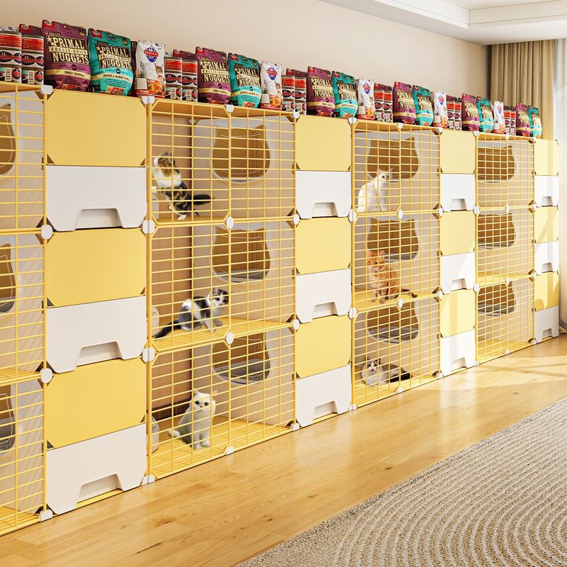 Home Indoor Cat House Modern Minimalist Cages Multi-layer Cat Litter ...