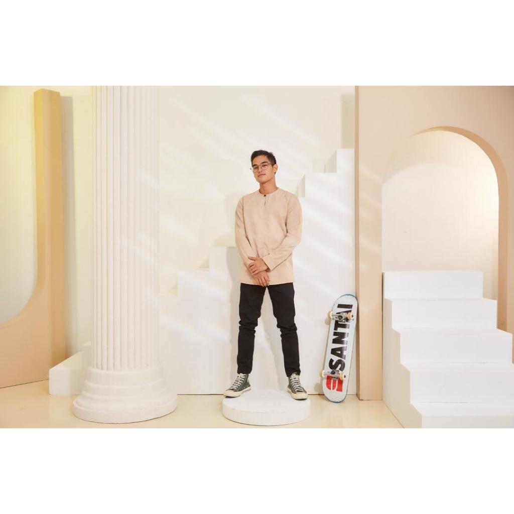 Kurta R’Mada | Rqal Exclusive | Cream | Shopee Malaysia