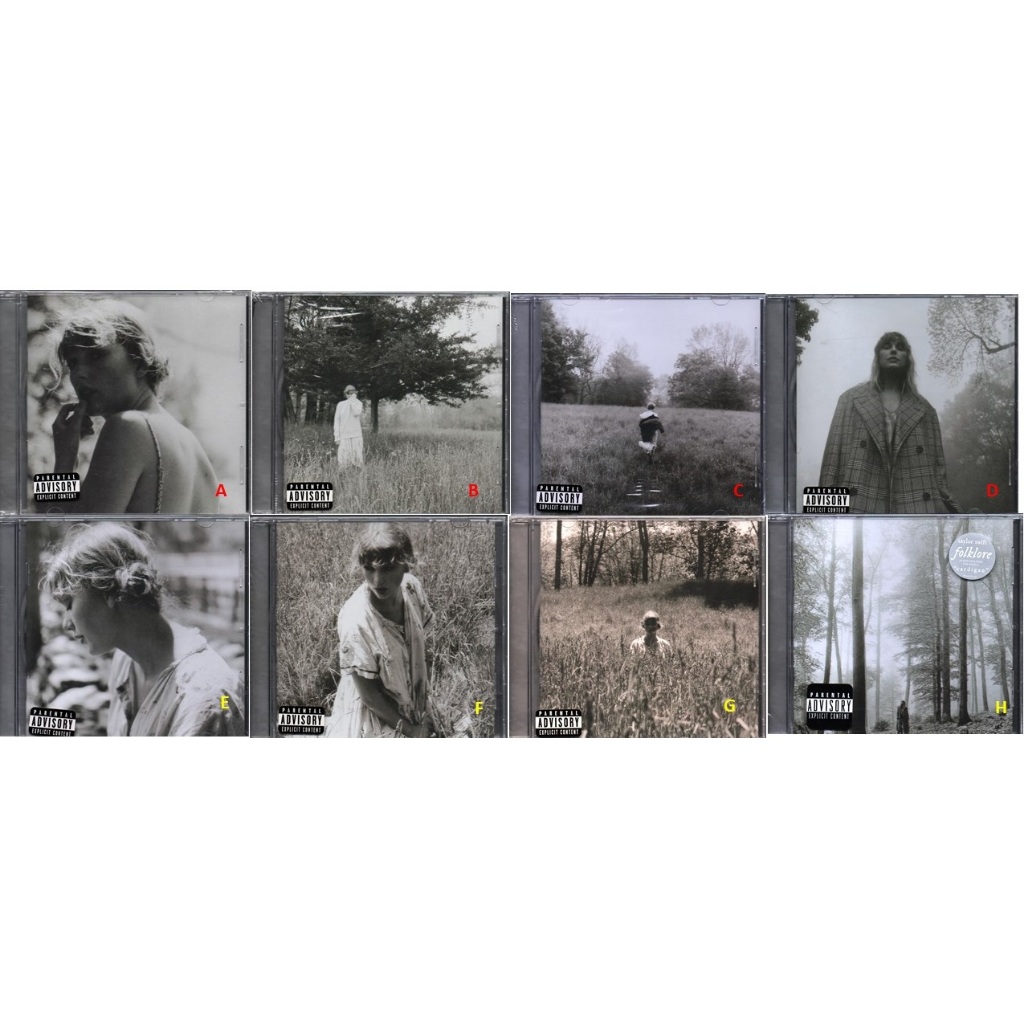 Taylor Swift - Folklore CD ( 2020 / 8 Types ) EU Press Ready Stock ...