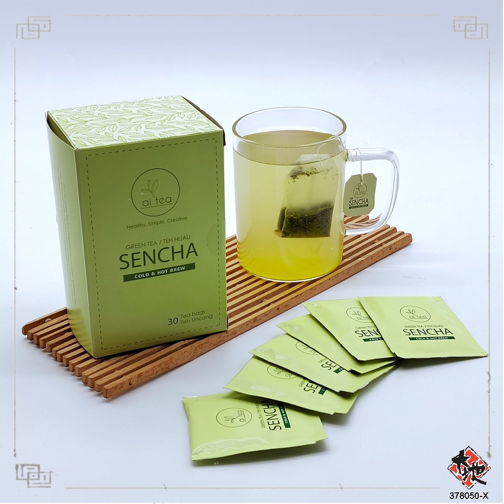 煎茶 TEH SENCHA AITEA (30 TEA BAGS PER BOX) | Shopee Malaysia