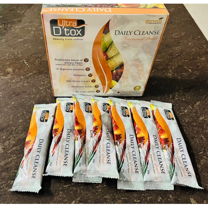 ULTRA D'TOX DAILY CLEANSE (20G X 15 SACHET) | Shopee Malaysia