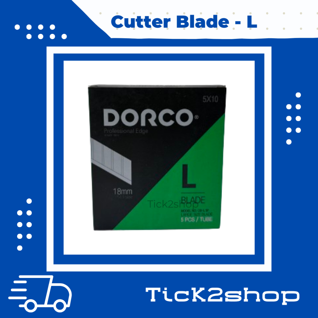 Dorco Cutter Blade - Large (L)(Box)(10tube/box) | Shopee Malaysia