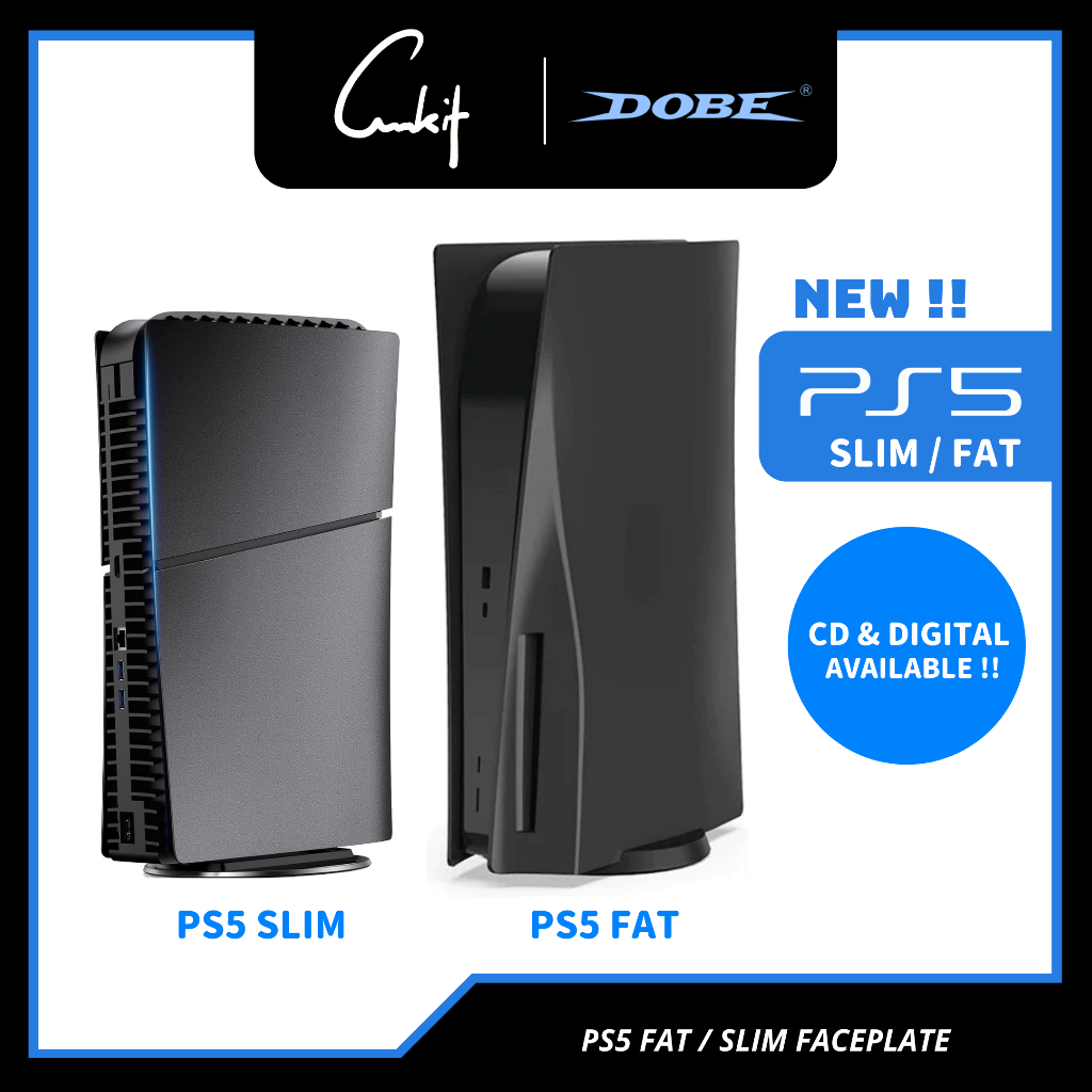 08.08 SALE 】DOBE PS5 FAT Cover PS5 SLIM Cover PS5 CD Version Cover PS5 ...