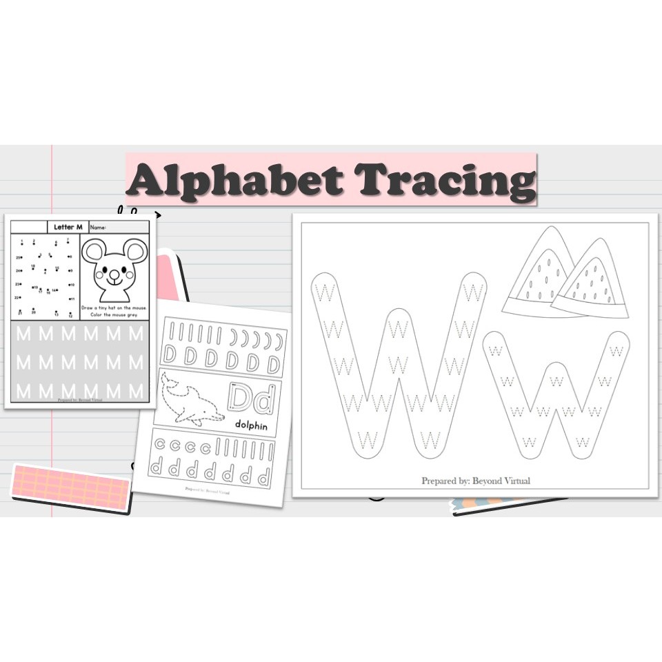 [PRE282] 78 pages Alphabet Tracing Worksheet for Pre-school PDF version ...
