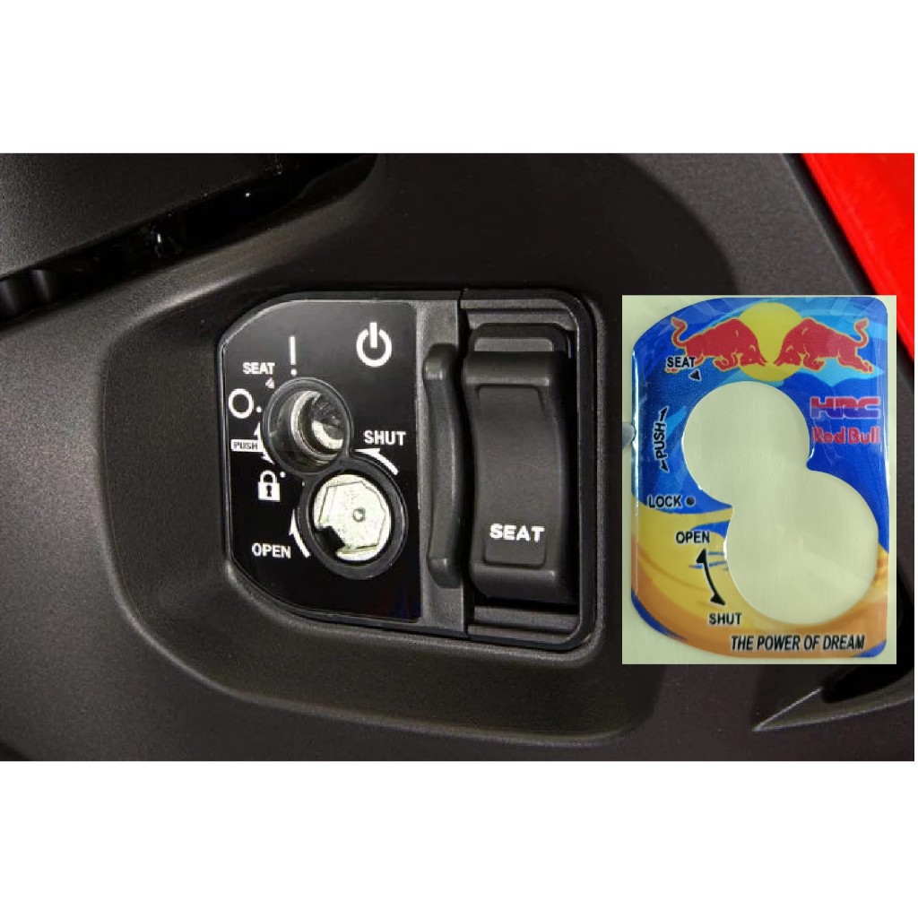 Honda Rsx150 Main Switch Sticker Ignition Key Epoxy Sticker Rs150 ...