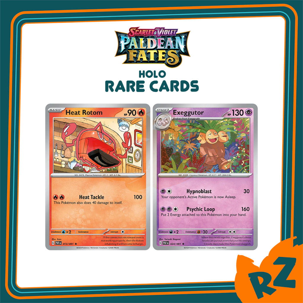 [Original] Pokemon TCG Card Game Heat Rotom Exeggutor Rare Holo Singles ...