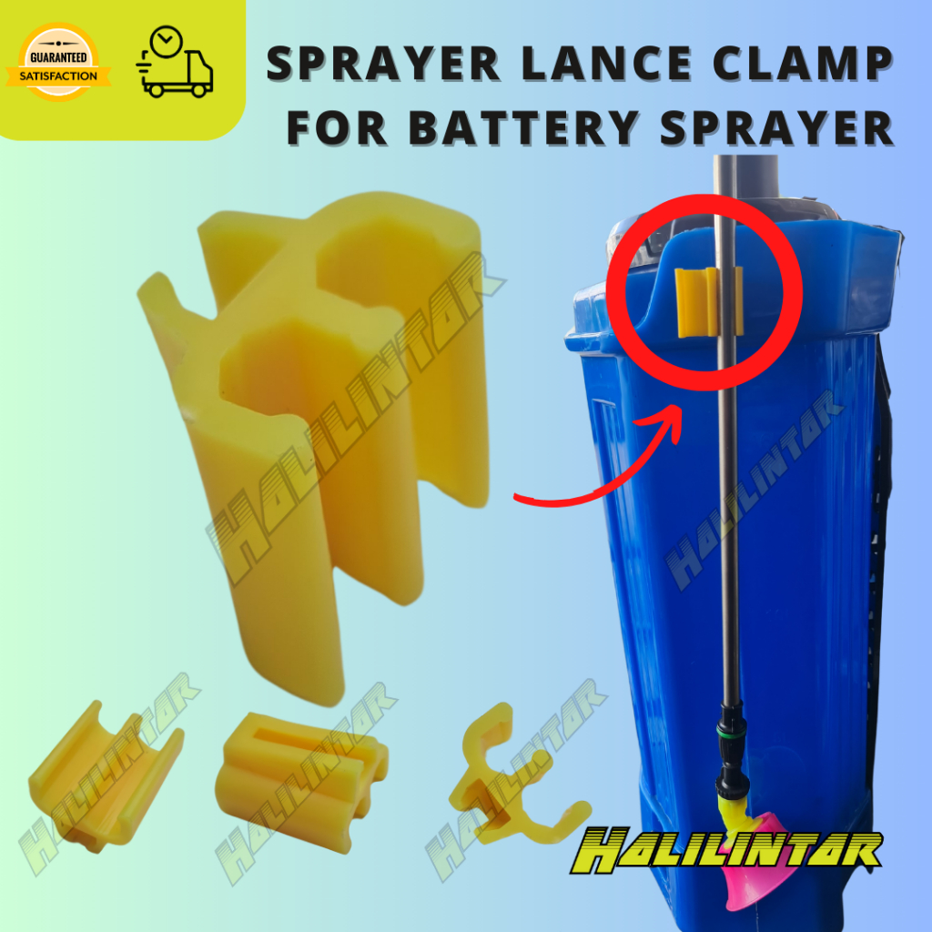 Sprayer lance hook clamp battery sprayer / penyangkut batang pam racun ...