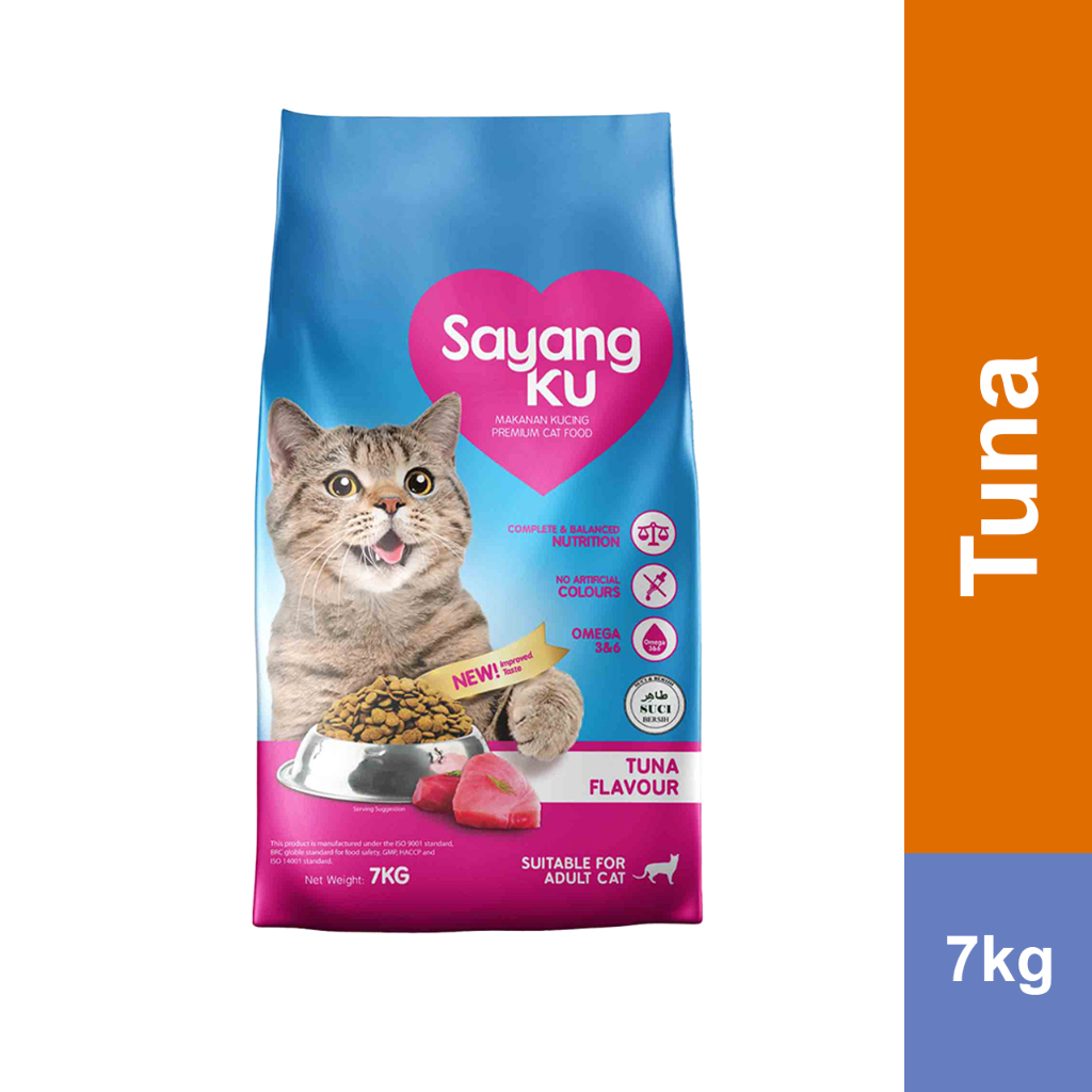 Sayangku Dry Cat Food Tuna 7kg | Shopee Malaysia