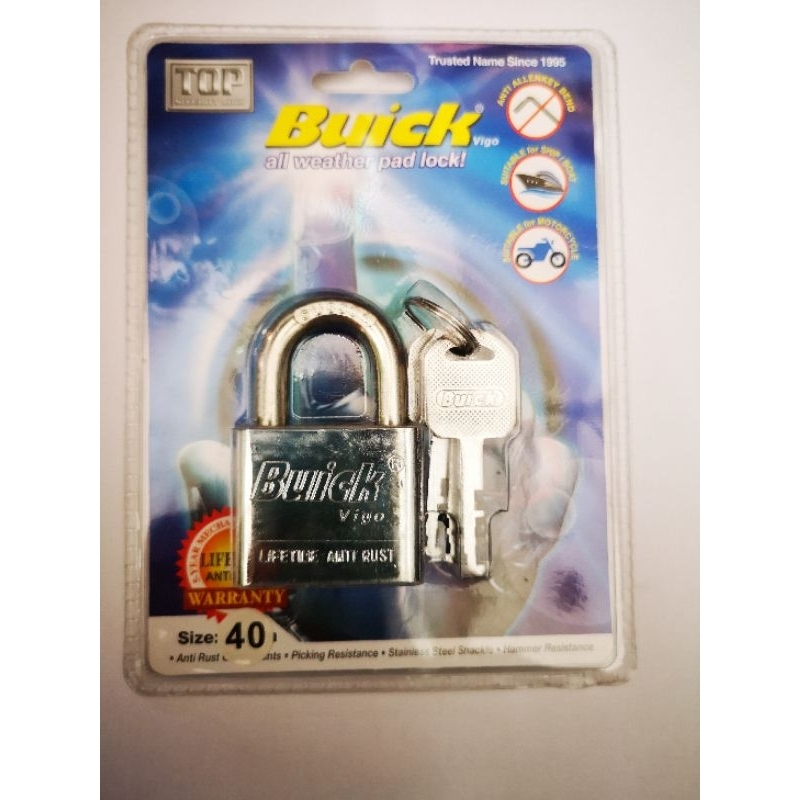 [ORIGINAL] BUICK 40MM PADLOCK [ 1PC ] | Shopee Malaysia