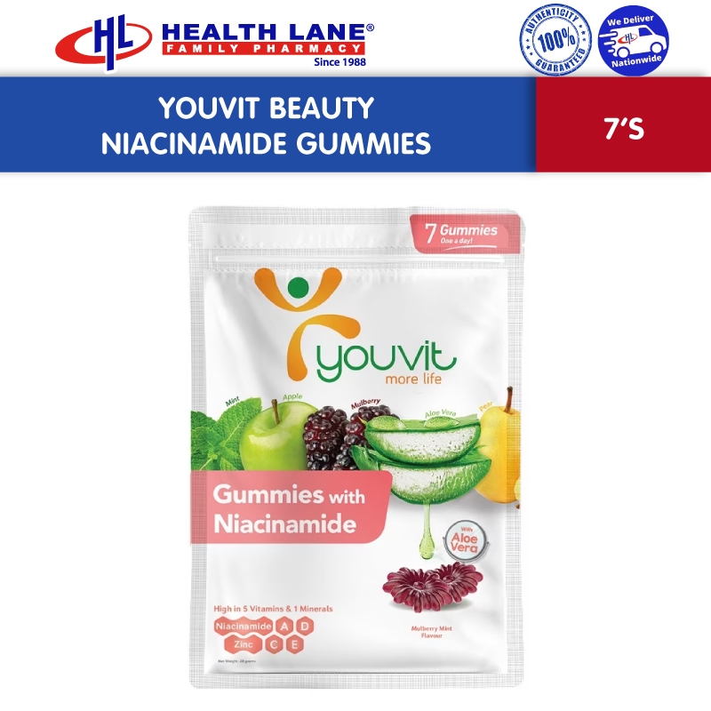 Youvit Beauty Niacinamide Gummies (7's) | Shopee Malaysia