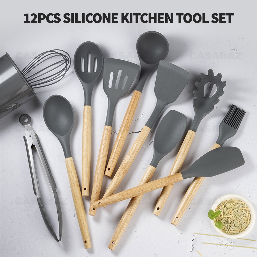 12Pcs Cooking Tools set Cutleries Set sudip Kitchen Cookware Set ...
