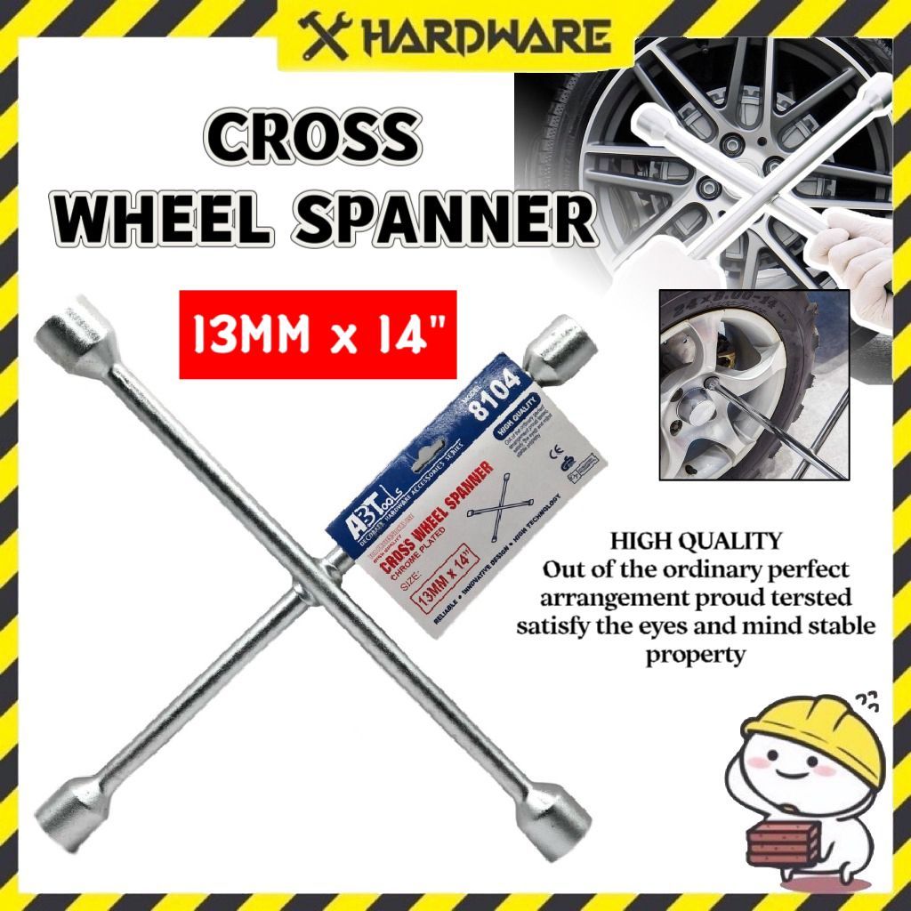 CROSS RIM WRENCH TYRE OPENER TYRE SPANNER X RIM OPENER RIM /SPANAR ...