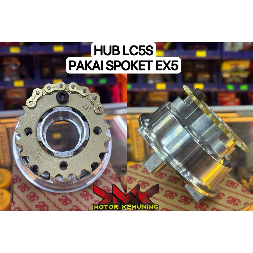 HUB SPROCKET LC5S / Y15 / Y16 PAKAI SPOKET EX5 USE EX5 SPROCKET SYS ...