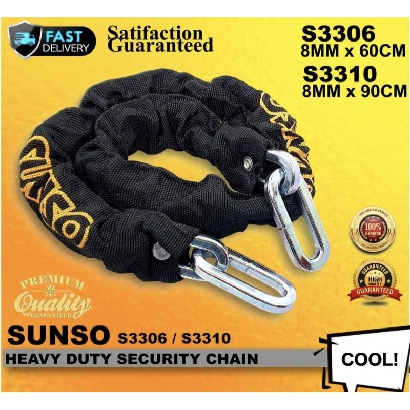 LS GEMILANG SUNSO HEAVY DUTY SECURITY CHAIN S3306 S3310 SUNSO CHAIN ...